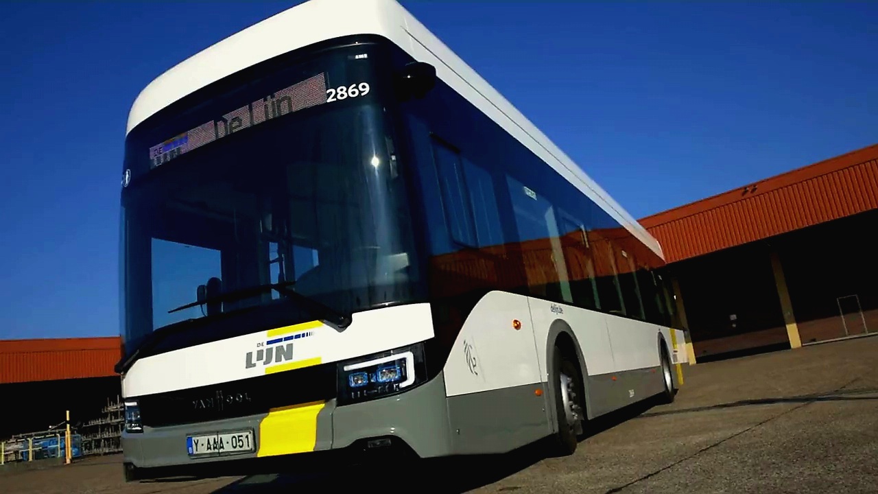 Megérkezett a flamand De Lijn első elektromos busza | Magyarbusz [Info]